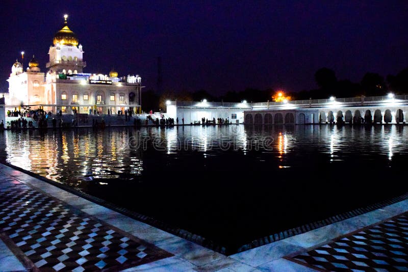 Inside View of Sikh Temple in Delhi India, Sikh Gurudwara Inside View ...