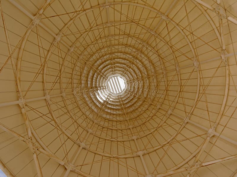 Inside View on a Tower of the European Pavilion of the Seville Expo ...