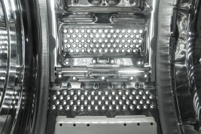 Inside View of a Top-loading Washing Machine Stock Photo - Image of ...