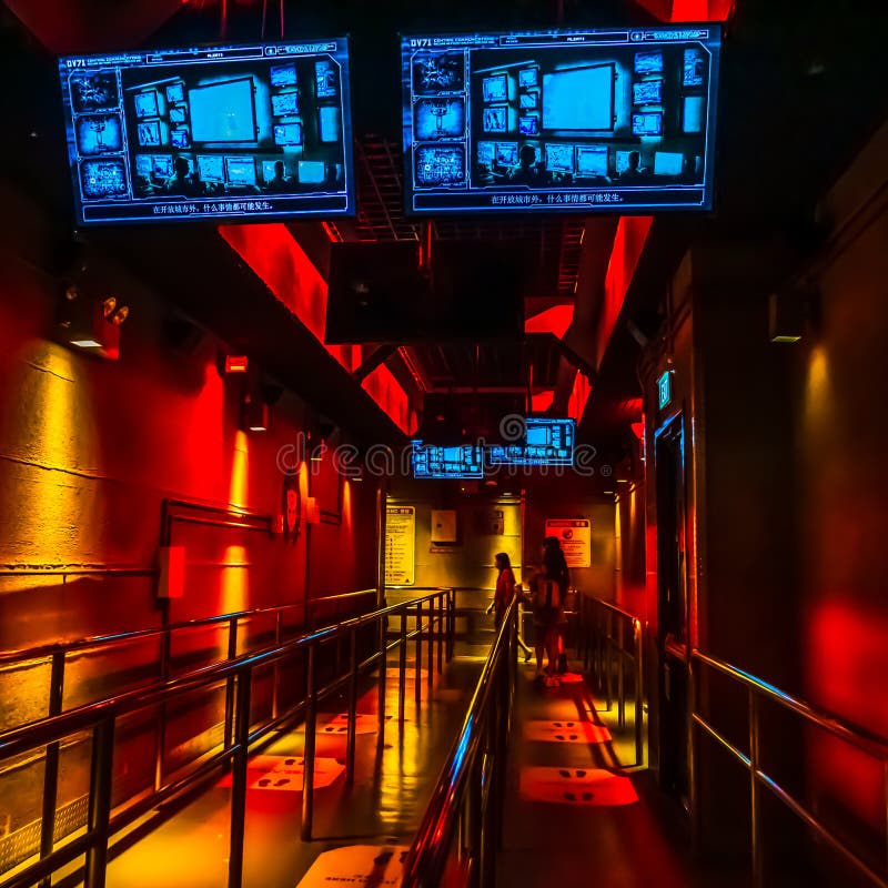 Inside View of TRANSFORMERS the Ride Editorial Photo - Image of park ...