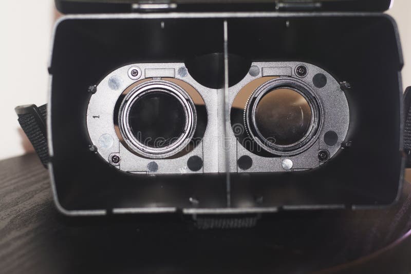 Inside View of VR Glasses Goggles Stock Image - Image of gadget ...