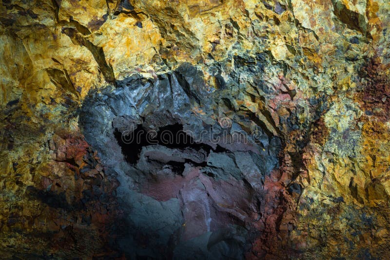 Volcanic Magma Flow through the Earth S Crust Stock Photo - Image of ...