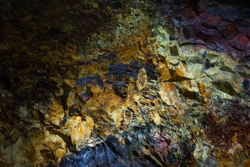 Inside the Volcano stock image. Image of tourism, mineral - 43980683