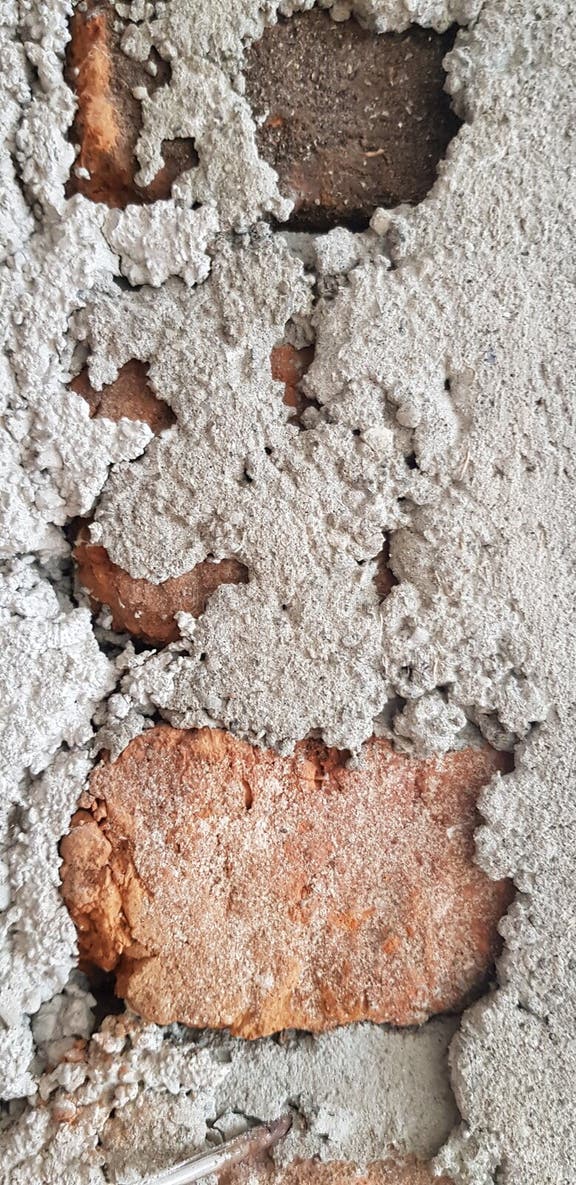 Inside of Wall unfinished stock photo. Image of construction - 179413558