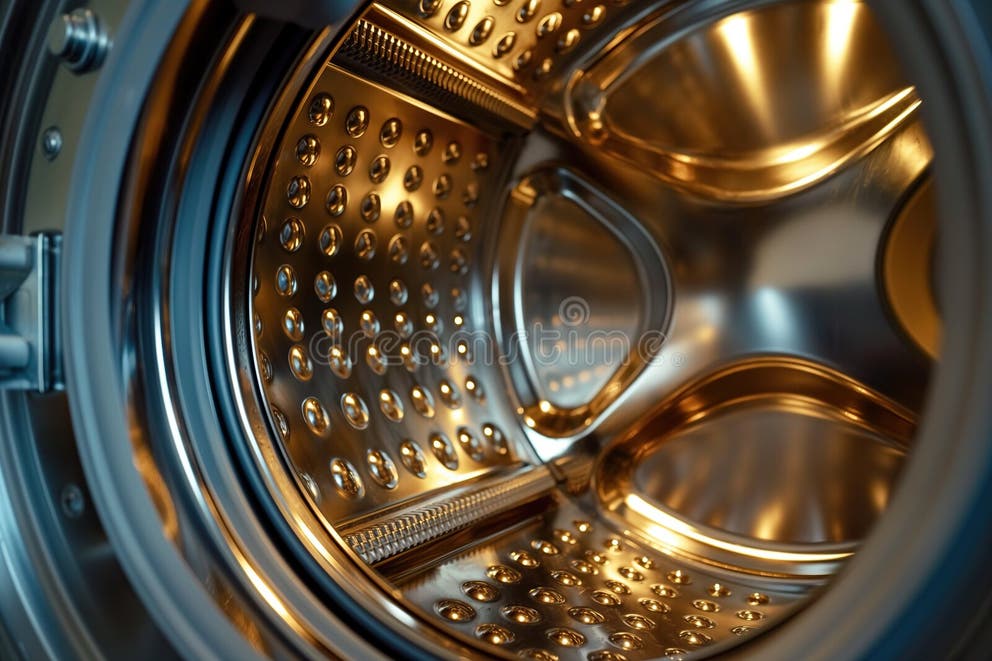 Inside of the Washing Machine Back Ground Stock Illustration ...