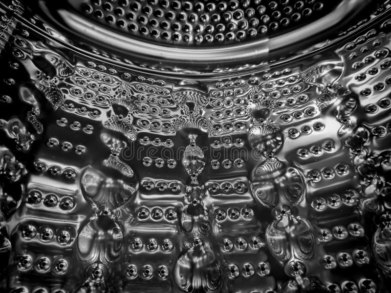 Inside of a Washing Machine Drum Stock Photo - Image of texture, steel ...