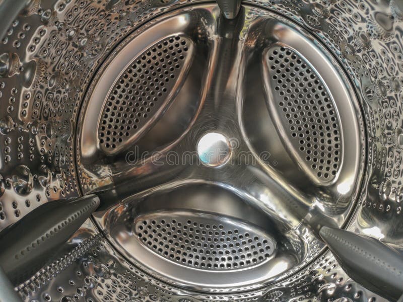 Inside of a Washing Machine. Stock Image - Image of machine, technology ...