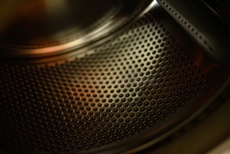 Inside of the Washing Machine. Stock Photo - Image of dryer, black ...