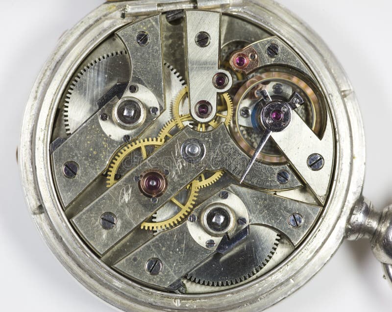 Inside of watch stock image. Image of closeup, metal, details - 6032369