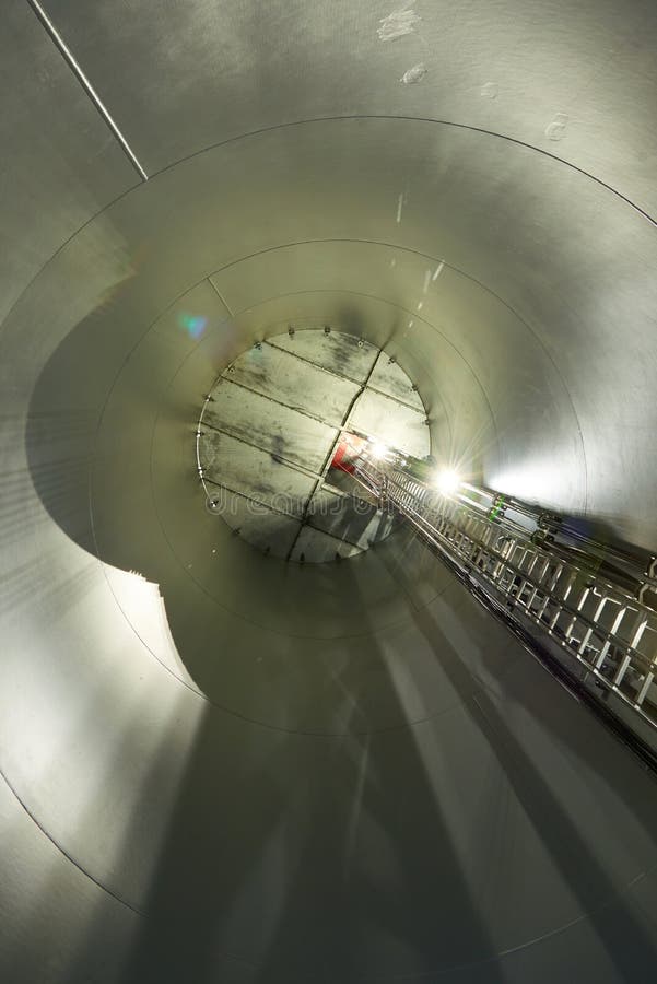 Inside the wind turbines. stock image. Image of technology - 112314237