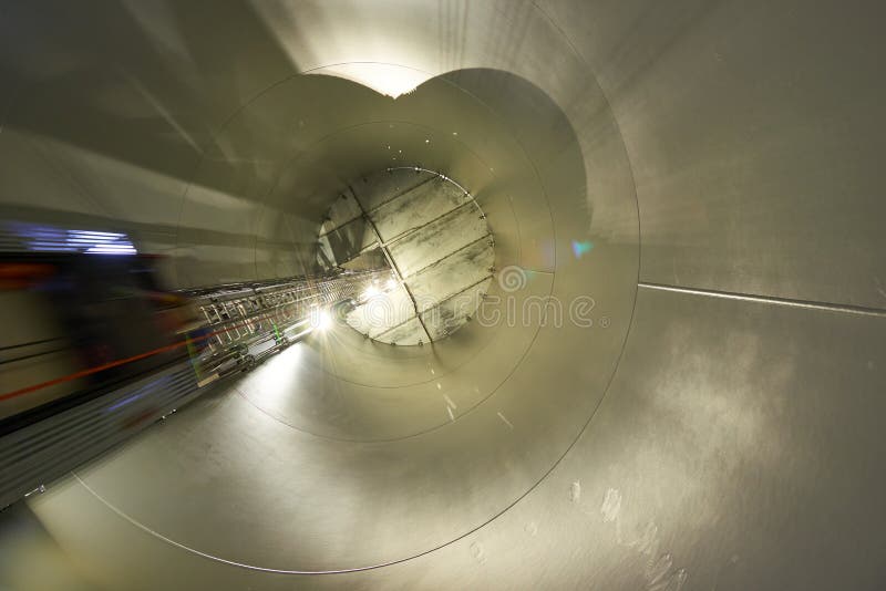 Inside the wind turbines. stock image. Image of technology - 112314237