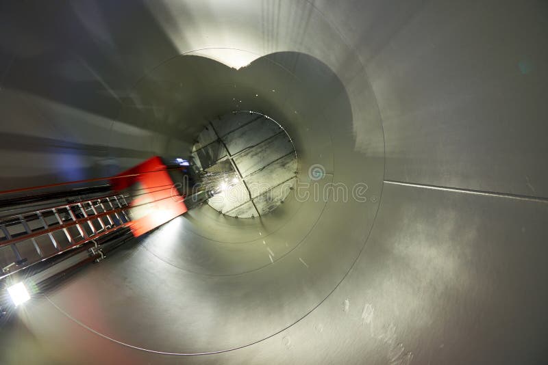 Inside the wind turbines. stock image. Image of technology - 112314237