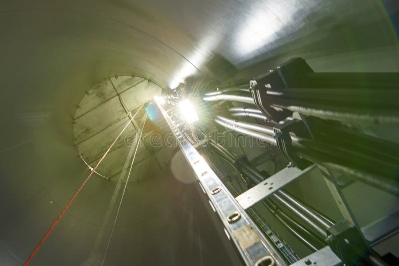Inside the wind turbines. stock image. Image of technology - 112314237