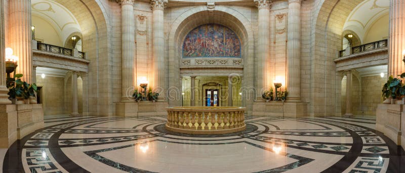 Inside of the Winnipeg Legislative Building Editorial Stock Photo ...