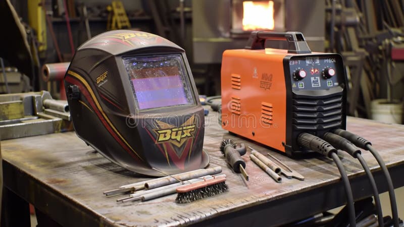 Welding Tools and Equipment Setup in a Workshop for Metal Fabrication and Repair Projects Stock ...