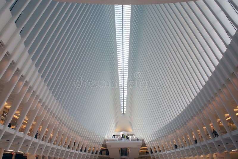 Inside WTC hub editorial image. Image of oculus, transportation - 93282820
