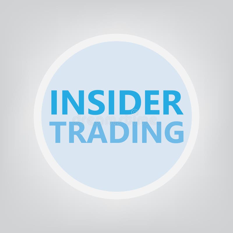 Insider trading concept stock vector. Illustration of word - 130311710