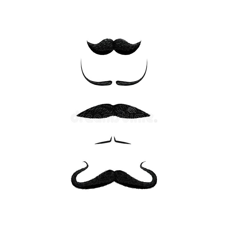 Barba dei baffi di Dali illustrazione vettoriale. Illustrazione di ... Barba dei baffi di Dali illustrazione vettoriale. Illustrazione di ...