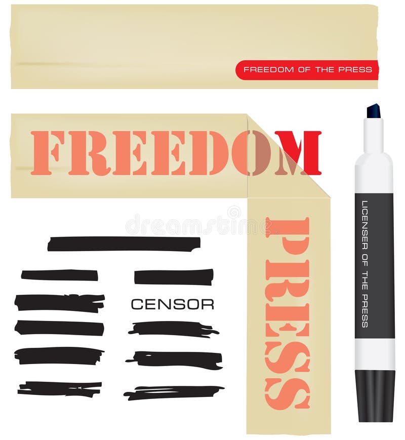 Barra Nera Del Censore Rettangolo Di Censura Segno Censurato Nero Su ...