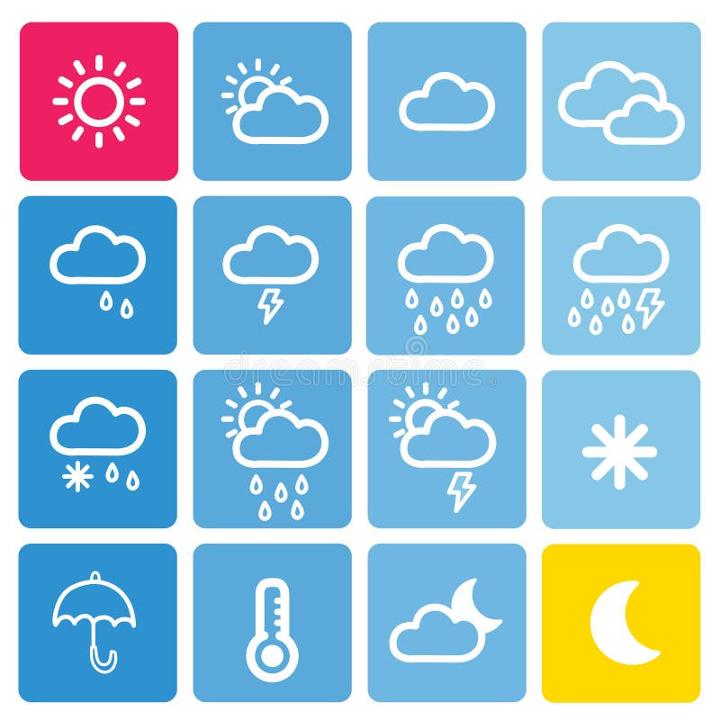 Insieme Del Tempo Dell'icona Illustrazione Vettoriale - Illustrazione ...