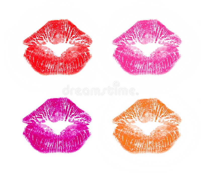 Insieme Delle Labbra Di Bacio Immagine Stock - Immagine di romanzesco ...