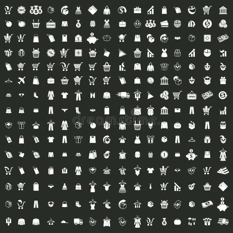 Set Di Icone Di Calzature, Collezione Vettoriale Di Pittogrammi Di ...