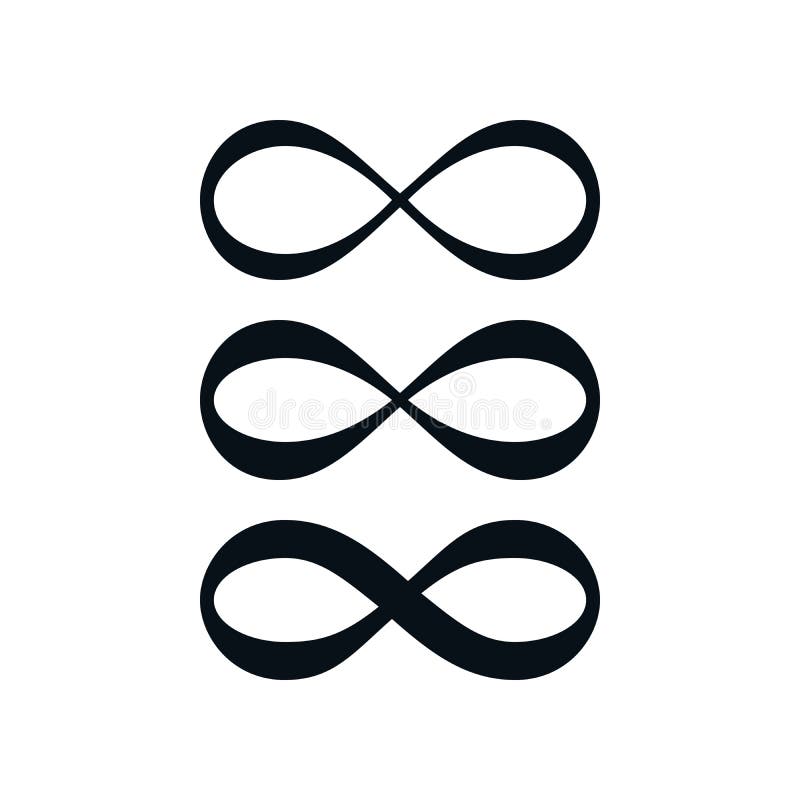 Insieme Del Simbolo Matematico Semplice. Illustrazione Vettoriale ...