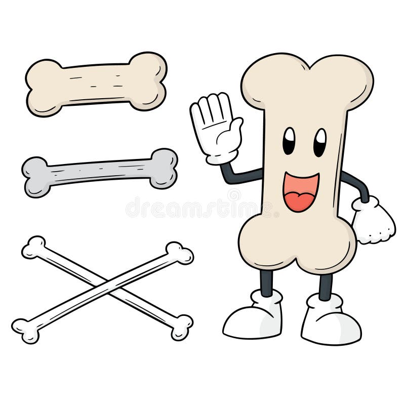 Osso Ed Articolazione Dell'insieme Di Scheletro Umano Di Schizzo ...