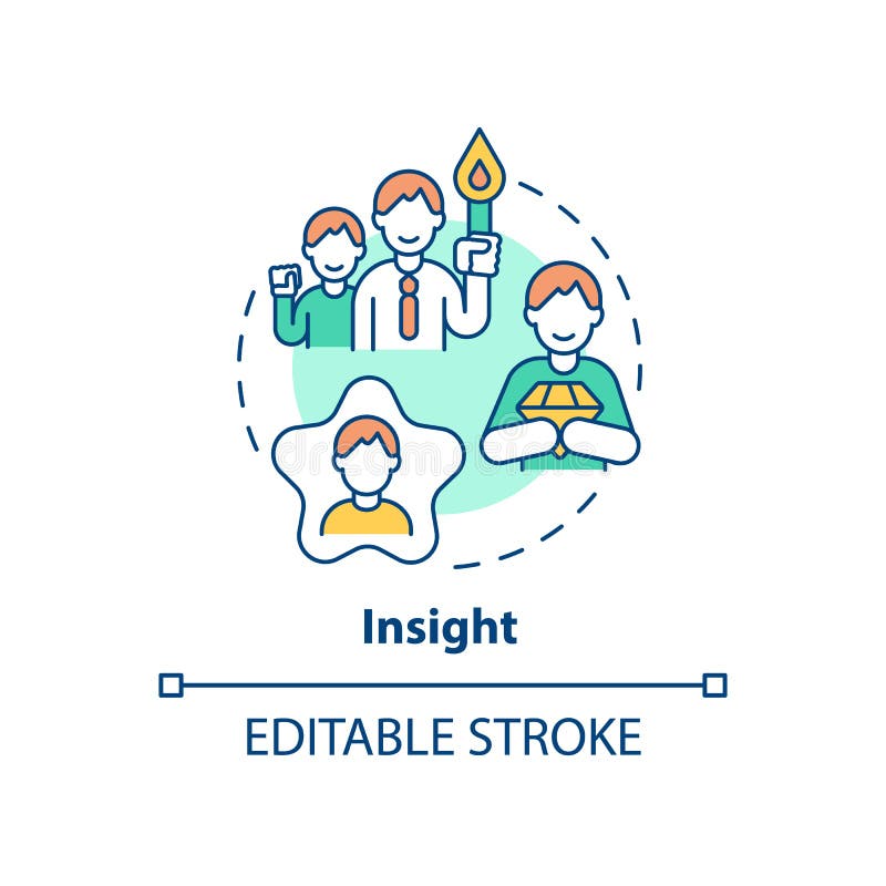 Insight concept icon stock vector. Illustration of behavior - 248188375