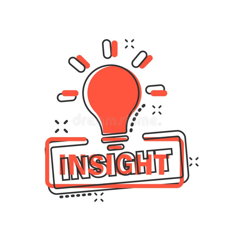 Insight Icon in Transparent Style. Bulb Vector Illustration on Isolated ... Insight Icon in Transparent Style. Bulb Vector Illustration on Isolated ...