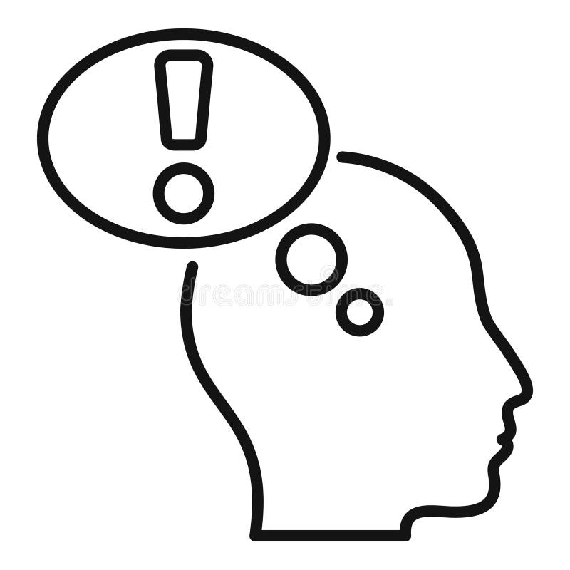 Insight Icon Outline Vector. Discover Mind Stock Vector - Illustration ...