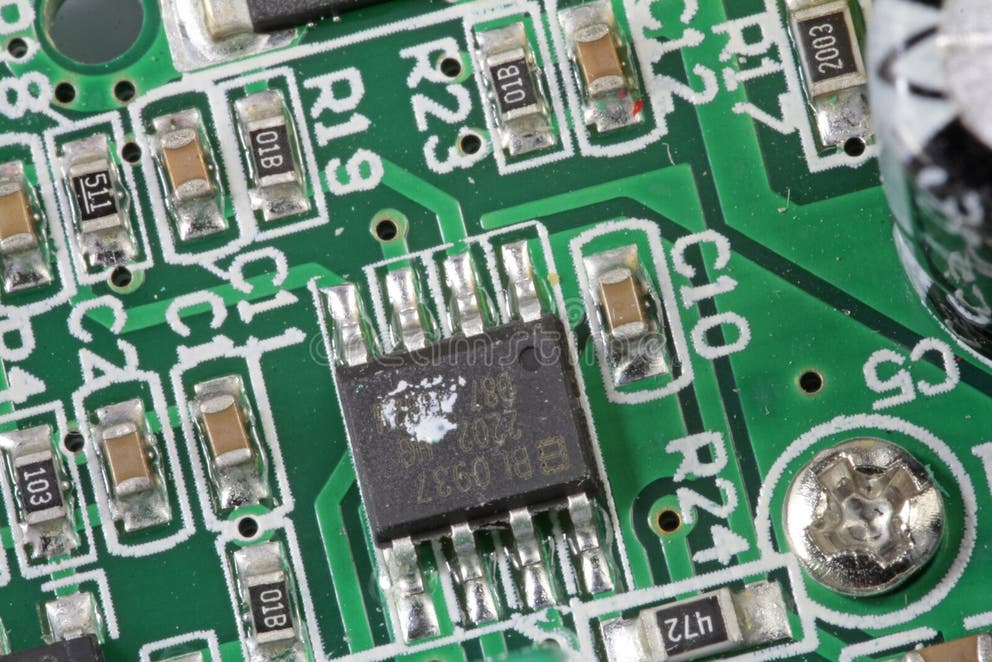 Insight into Microelectronics, Motherboard with Semiconductor ...