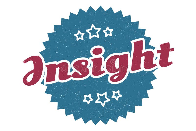 Insight Sign. Insight Vintage Retro Label Stock Vector - Illustration ...