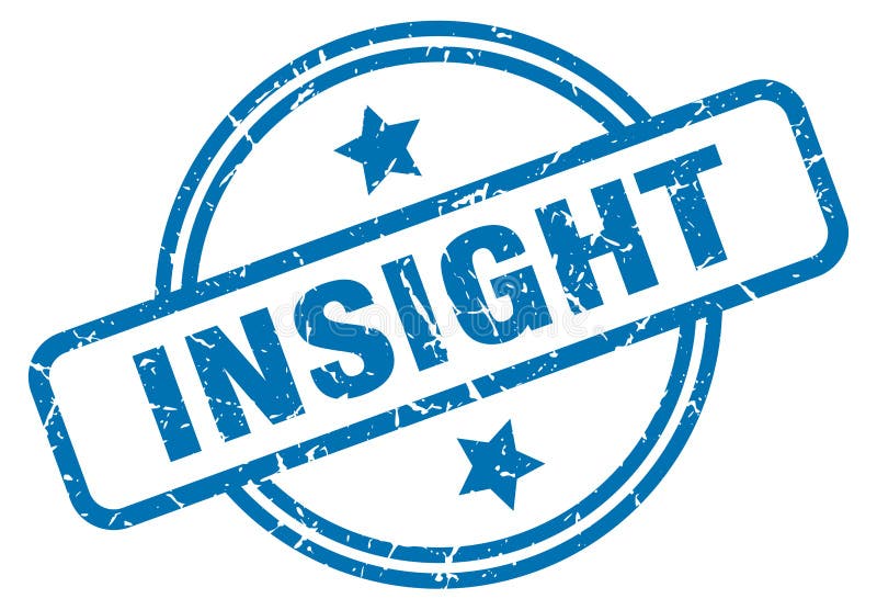 Insight stamp stock vector. Illustration of round, vector - 148308367