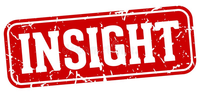 Insight Rectangular Sign. Insight Stamp Stock Vector - Illustration of ...