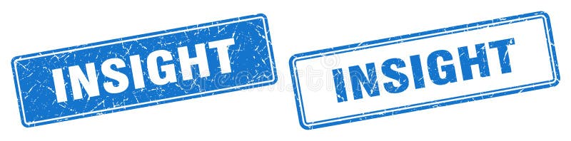 Insight Stamp Set. Insight Square Grunge Sign Stock Vector ...