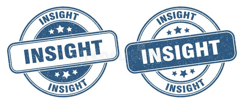 Insight Stamp. Insight Label. Round Grunge Sign Stock Vector ...