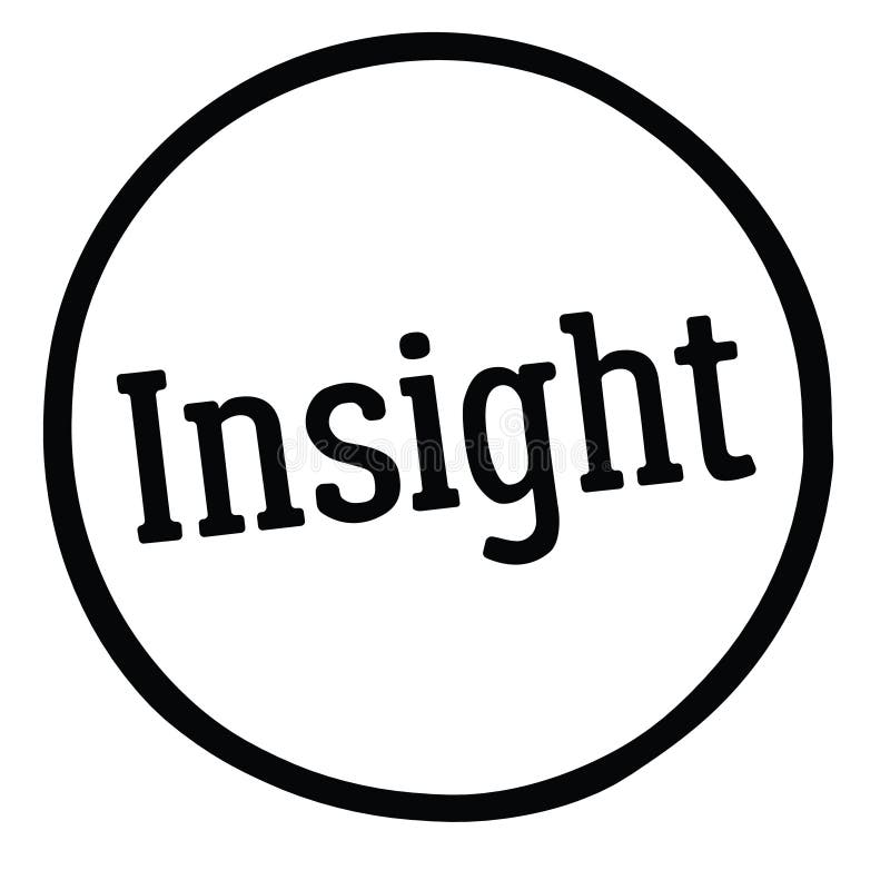 Insight stamp , label stock vector. Illustration of inside - 123418796
