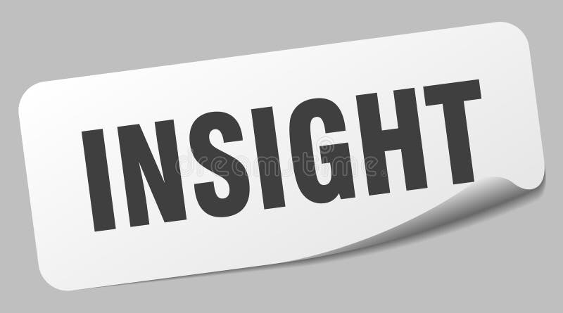 Insight Sticker. Insight Label Stock Vector - Illustration of sign ...