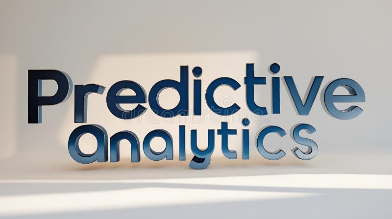Insightful Message on Predictive Analytics Displayed on a Clean Surface ...