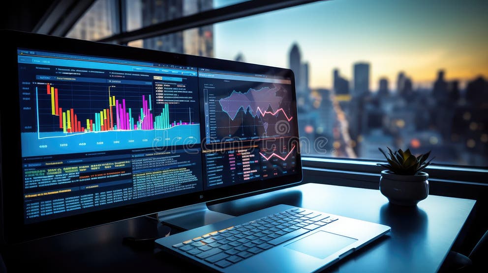 Insights data driven stock illustration. Illustration of forecasting ...