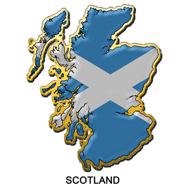 Drapeau de l'Ecosse illustration de vecteur. Illustration du isolement ...