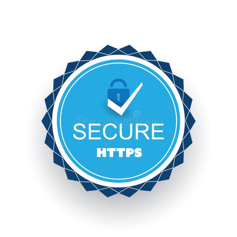 Sitio Web Con Cifrado De Certificado Ssl. Ventana De Explorador Con El Protocolo Seguro De ...