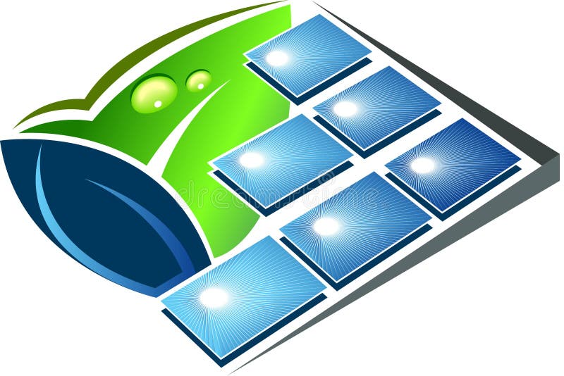 Logotipo De Eco Energy. Energía Sostenible Y Renovable Símbolo ...