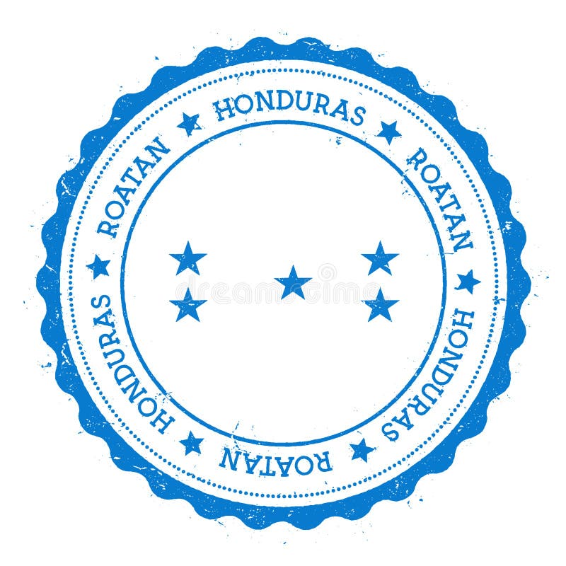 Insignia De La Bandera De Roatan Ilustración del Vector - Ilustración ...