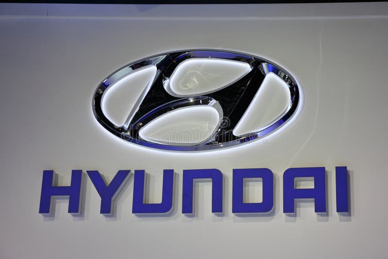 Logo Hyundai imagen editorial. Imagen de icono, mercado - 48894040