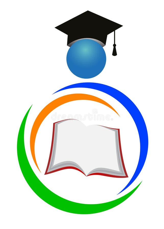 Insignia de la educación ilustración del vector. Ilustración de hermoso ...