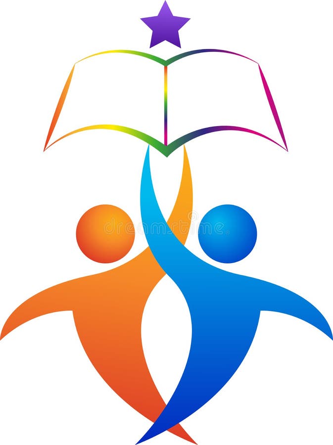 Insignia de la educación ilustración del vector. Ilustración de hermoso ...