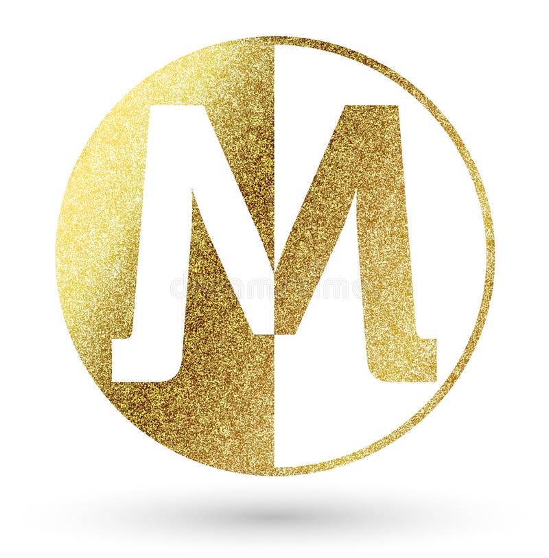 Letra De Lujo M Logo Vector La Muestra De La Plantilla Del Logotipo ...