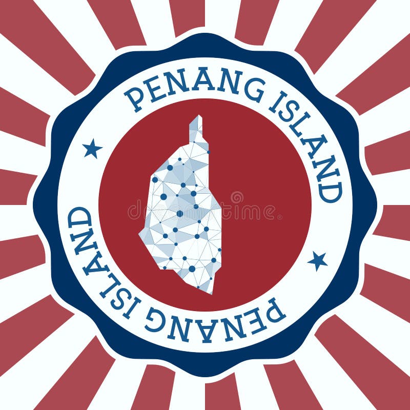 Insignia de penang island. ilustración del vector. Ilustración de ...